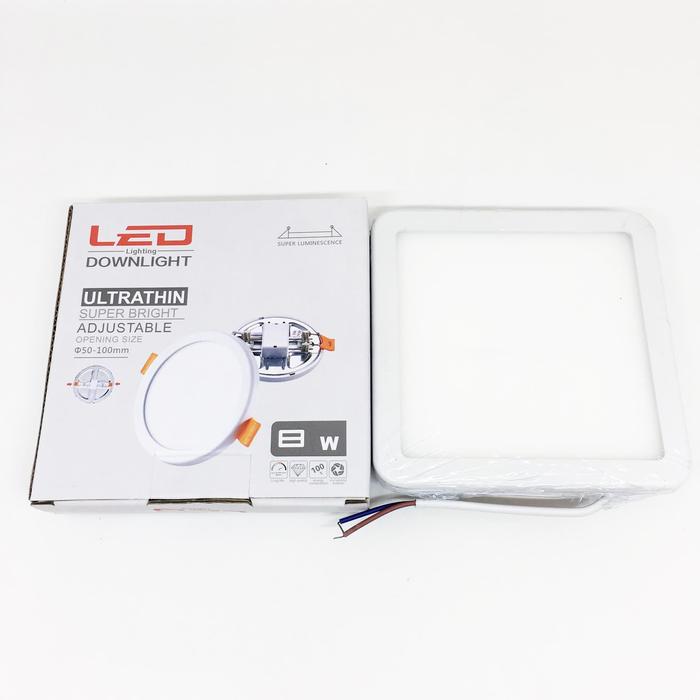 Jual Vesta Lampu Downlight Adjustable LED Panel Kotak / Bulat 8 Watt ...