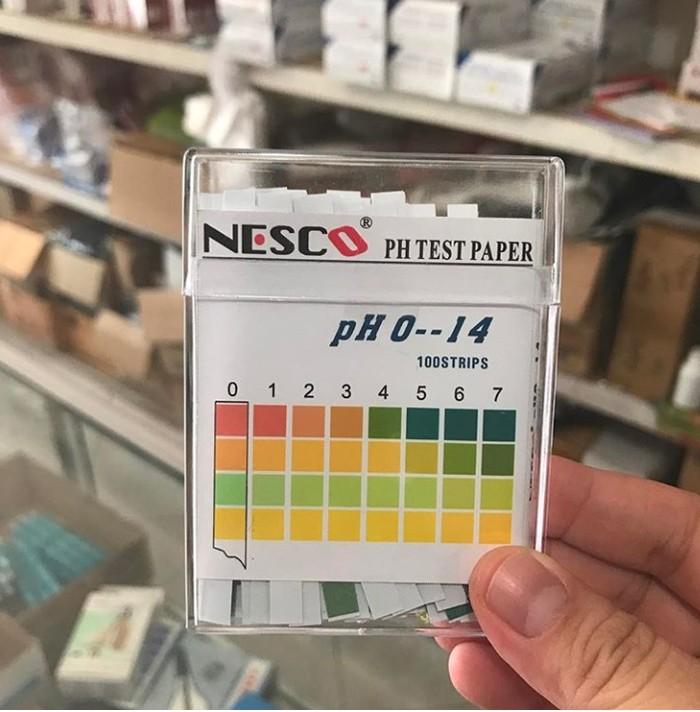 Jual Kertas PH Nesco / PH Paper / Lakmus Mengetahui Kadar Air (Asam ...