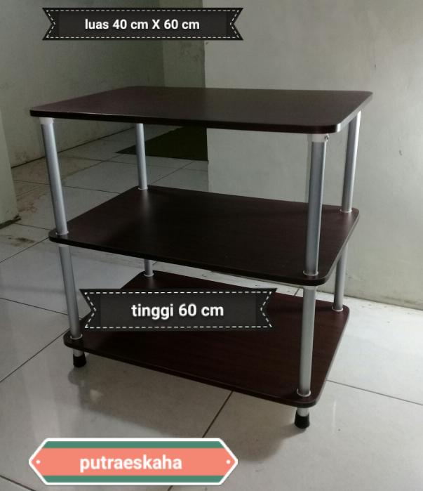 Jual rak meja minimalis/meja tv lcd/rak buku/meja kopi/meja printer ...