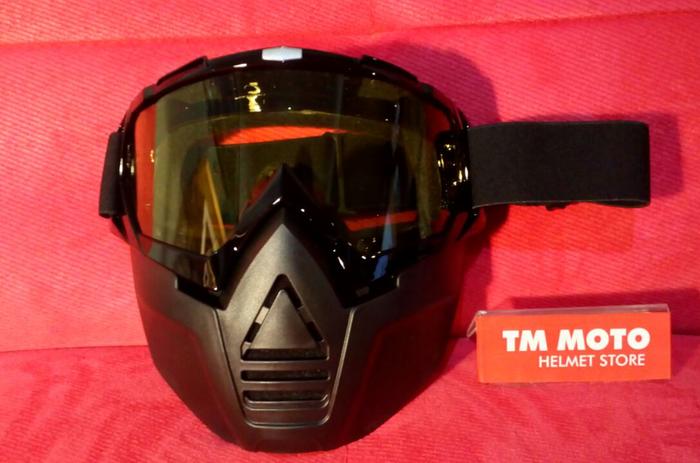 Jual Goggle / Google Mask Visor Smoke Gold - TMMOTO - Kota Tangerang ...