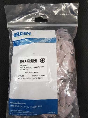 Jual Belden Plug Boot RJ45 Cat6 UTP (isi 50pcs) Transparant - Jakarta ...