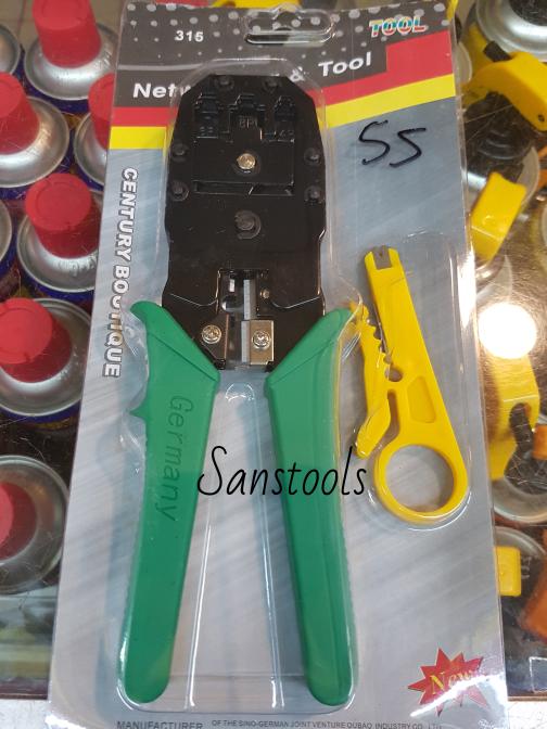 Jual modular crimping plier tang krimping press RJ-45 LAN RJ45 4 6 8 P ...