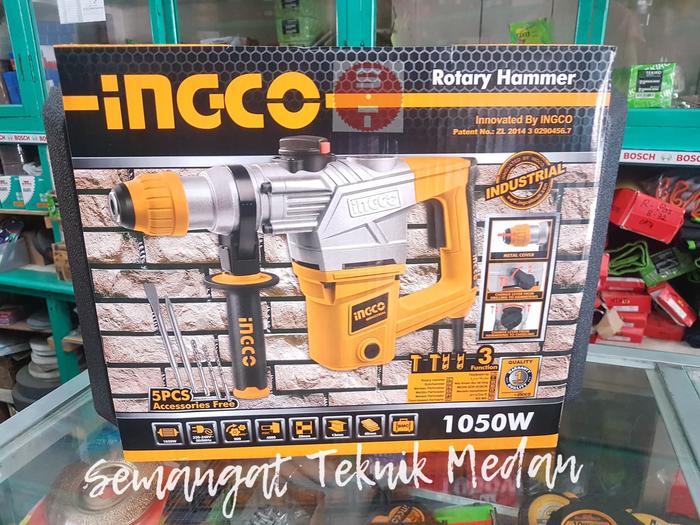 Jual RH10508 BOR DEMOLITION ROTARY HAMMER 28mm 3 MODE BOR PAHAT 28 ...