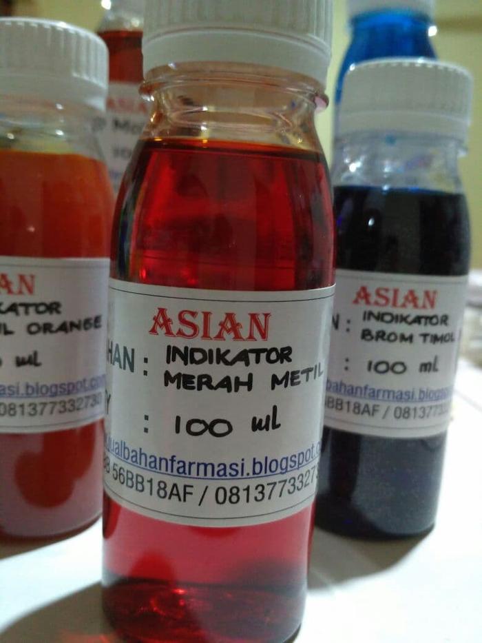 Jual Indikator / Methyl Red/ Metil Red / MR 100 ml PRO ANALYSA / PA ada CoA - Kota Semarang ...