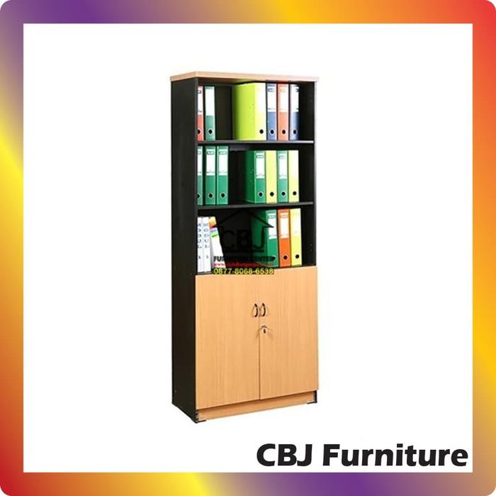 Jual Lemari Arsip Rak Tinggi 1/2 Pintu Lunar Tipe LRT 202 | Rak Buku ...