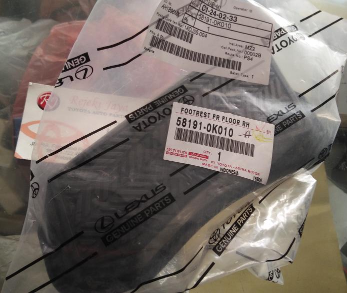 Jual Foot Rest / Tatakan Kaki Innova Fortuner Hilux Matic - Jakarta ...