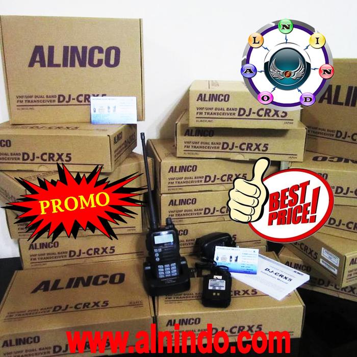 Jual Alinco DJ-CRX5 HT Dual Band VHF UHF Baru Garansi 1 Tahun CRX 5 DJCRX5 - Jakarta Barat ...