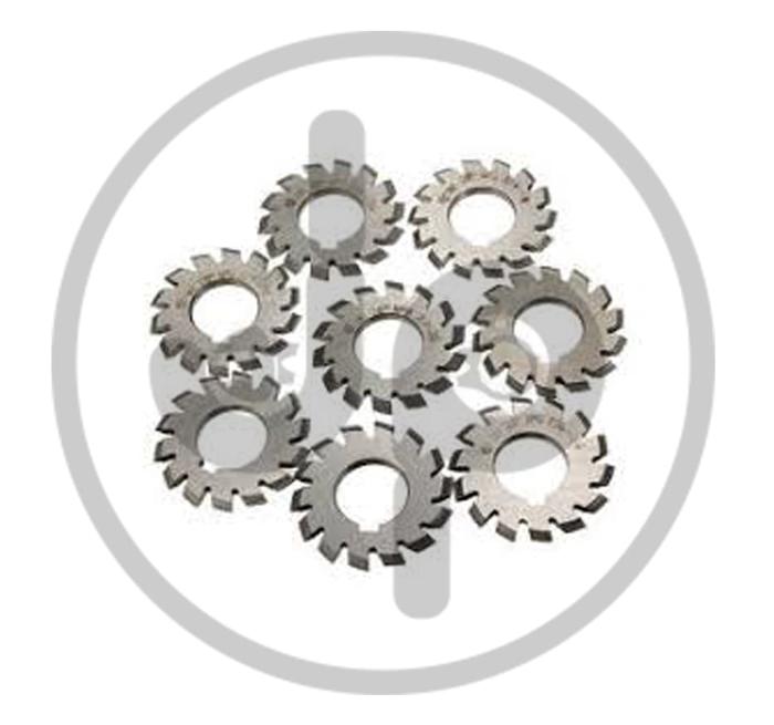 Jual Involute Gear Cutter | Gear Milling Cuter | Module M2 Set no 1-8 ...