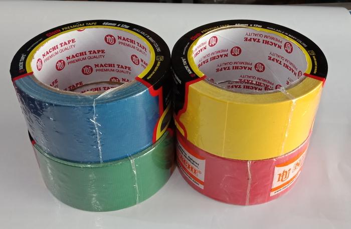 Jual Lakban Kain Warna Isolasi Tape Nachi 2" x 12 Meter (46 mm x 12 ...