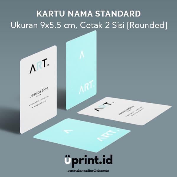 Jual [standar] Kartu Nama 2 Sisi, Corner Rounded Di Seller Velvet Store ...