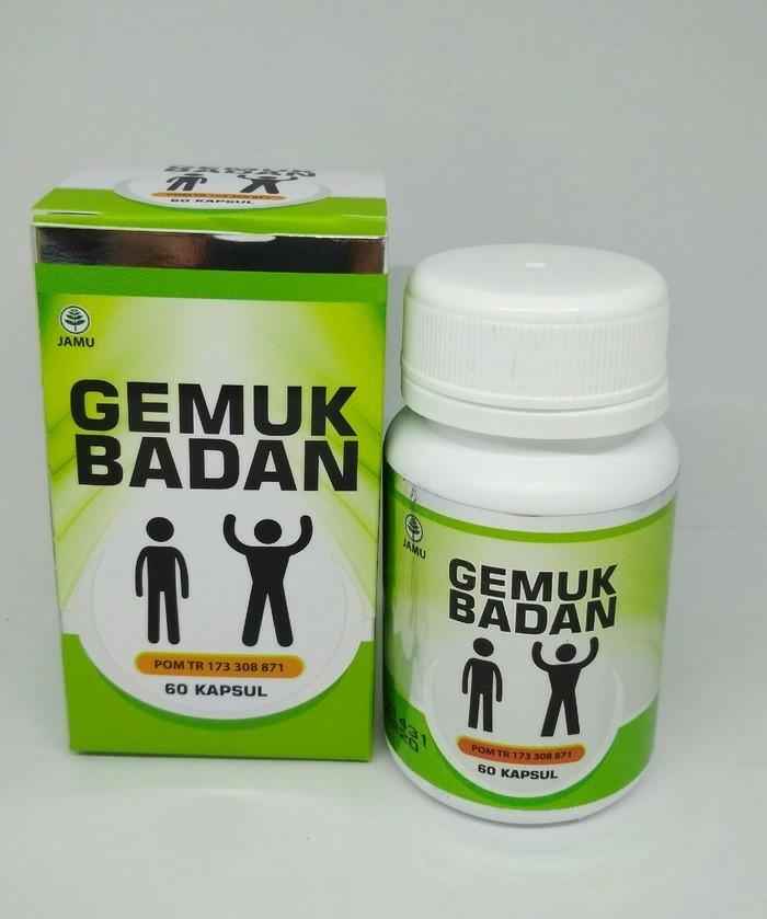 Jual obat gemuk badan/obat herbal 100%/kapsul gemuk badan isi 60c ...