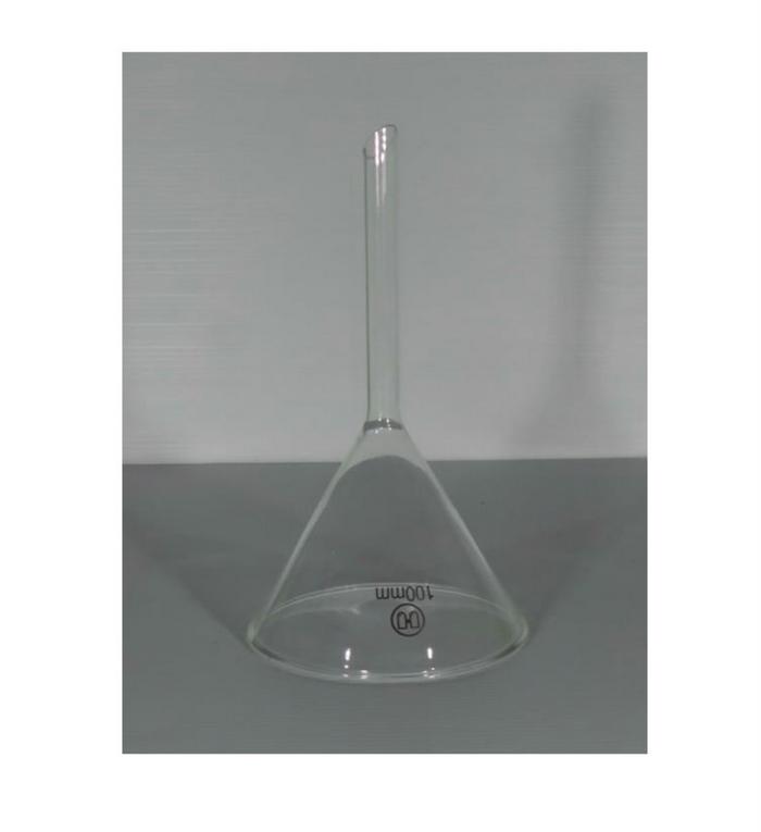 Jual Corong kaca 75mm diameter/Glass funnel . standard funnel 60 deg ...