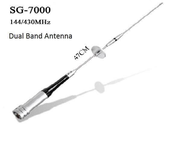 Jual Super Gainer SG7000 Antena Mobil Dual Band Radio Rig SG-7000 Lamda ...