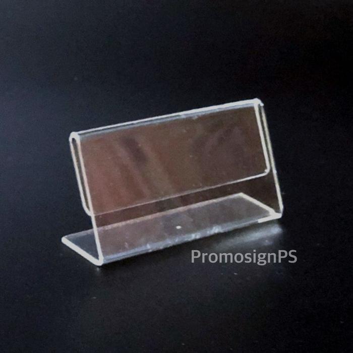 Jual Acrylic Tempat Harga / Papan Nama Meja / Acrylic Meja Ukuran 8x4cm ...
