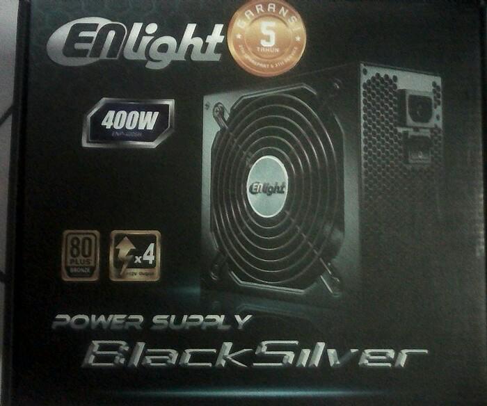 Jual Power Supply Unit PSU Enlight 400 Watt Black Silver 80+ Bronze ...