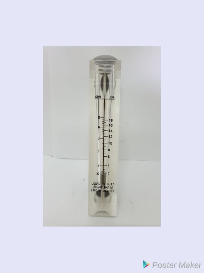 Jual Rotameter 5 gpm / Flowmeter 5gpm model panel RO - Jakarta Barat ...