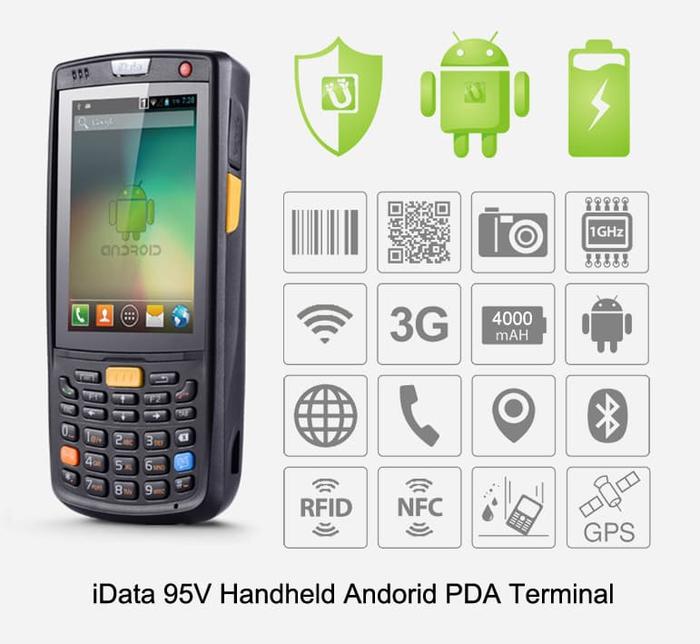 Jual IData 95V Mobile Computer Android Barcode Scanner - Jakarta Barat ...