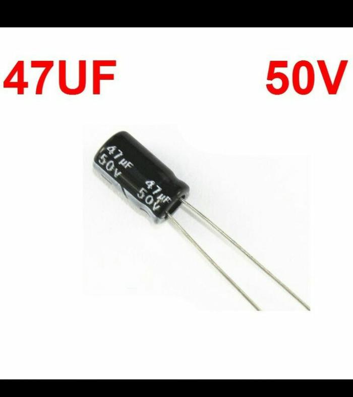 Jual Kapasitor Elco 47Uf 50V - 47 uf 50V / Elco 47Uf 50V - 47 uf 50V - Kota Mojokerto ...