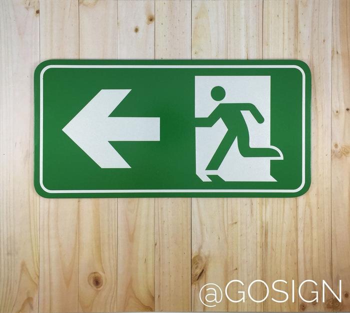 Jual Signage Jalur Evakuasi / Emergency Exit *High Quality* - Jakarta ...