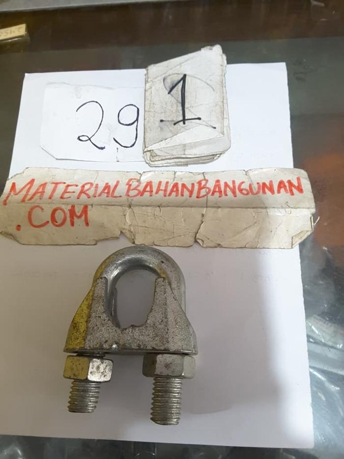Jual klem seling 1inch M24 clamp selling kuku macan klem sling tali ...