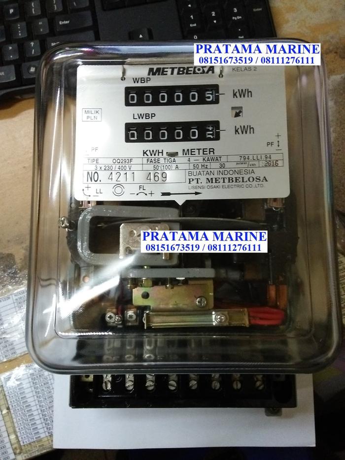 Jual KWH Meter 3Phase Double Tarif 50(100)A Analog Merk Metbelosa - Jakarta Pusat - Pratama ...