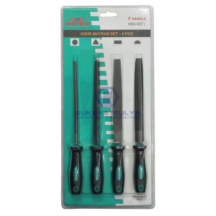 Jual Kikir Matras 6" Wipro 4pcs / Kikir Halus Kikir Besi Set - Kota ...