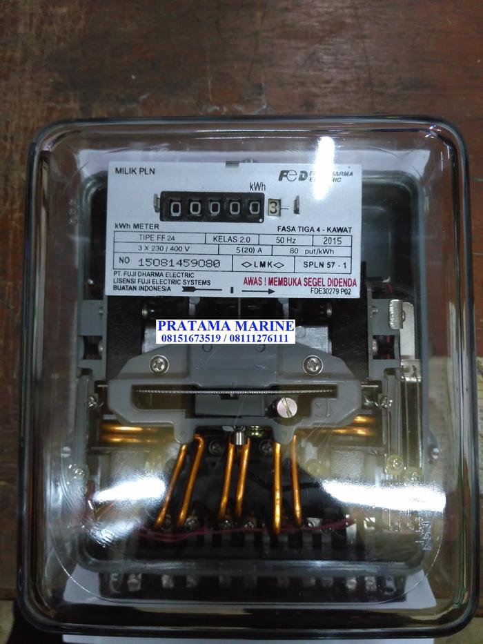 Jual KWH Meter 3Phase 5(20)A Analog Merk Fuji Dharma Electric - Jakarta Pusat - Pratama Marine ...