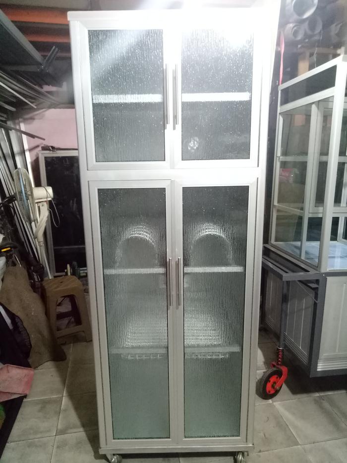 Jual lemari piring, lemari alumunium,lemari serbaguna,rak piring,custom ...