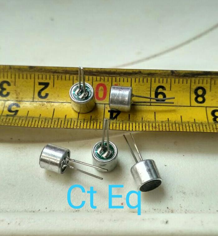 Jual pala mic kondensor 6*5mm mikrofon electret kondensor 52DB dengan ...