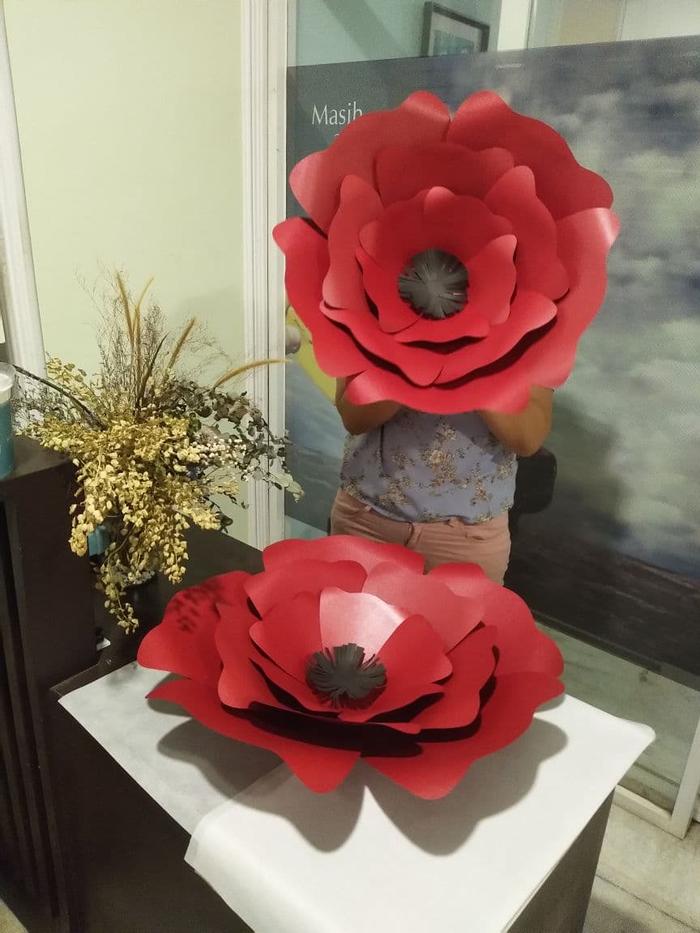 Jual Giant Paper Flower XXL / bunga kertas besar untuk dekorasi ...