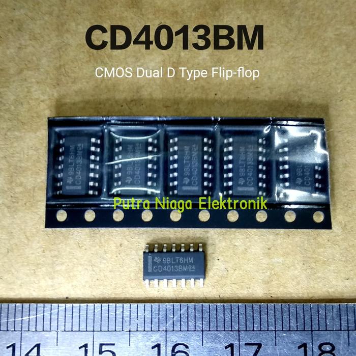 Jual ic CD4013BM SMD CMOS CD4013 Dual D flip-flop 4013 - Kota Bandung - Putra Niaga Elektronik ...