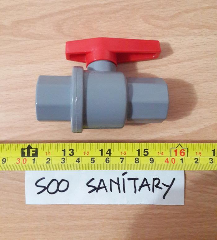 Jual Ball Valve Stop Kran KDJ King Da Jeng 1/2" PVC Shock - Kota ...