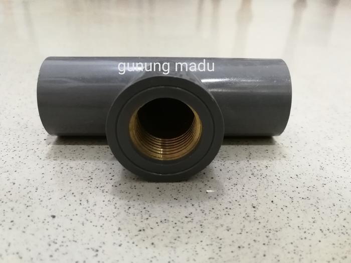 Jual TEE DRAT DALAM KUNINGAN 1/2" T DRAT TDD KUNINGAN 1/2 INCH PVC - Jakarta Barat - TK BANGUNAN ...
