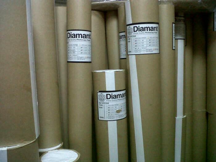 Jual Kertas Plotter A1 50m / Hvs Roll A1 80 gram Diamant - Jakarta ...