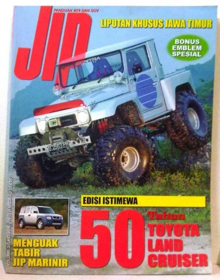 Jual Majalah Jip Mei 2002 : Edisi Istimewa 50 Tahun Toyota Land Cruiser ...