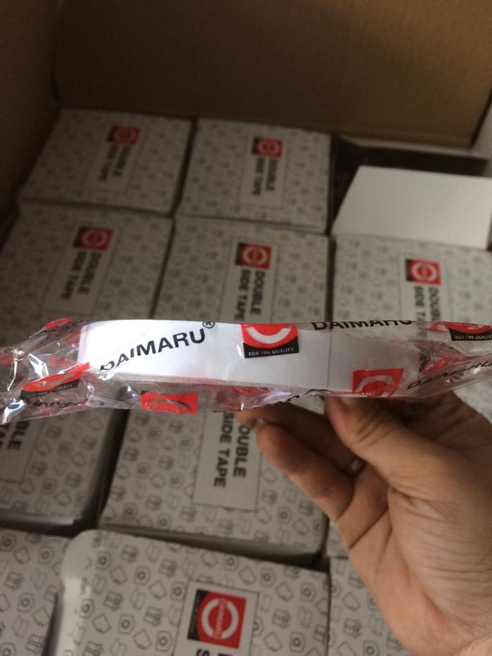 Jual Double Tape DAIMARU 12mm 12yard/Dabel/Doubel Tape/Double Sided 1/2 ...