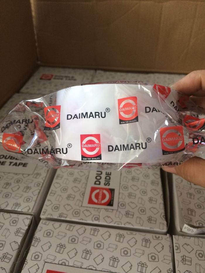 Jual Double Tape DAIMARU 48mm 12yard/Dabel/Doubel Tape/Double Sided 2 ...