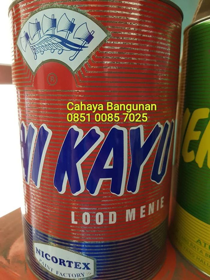 Jual Loodmenie Meni Menie Kayu Cap Kampak Galon Cat Dasar Kayu Orange ...