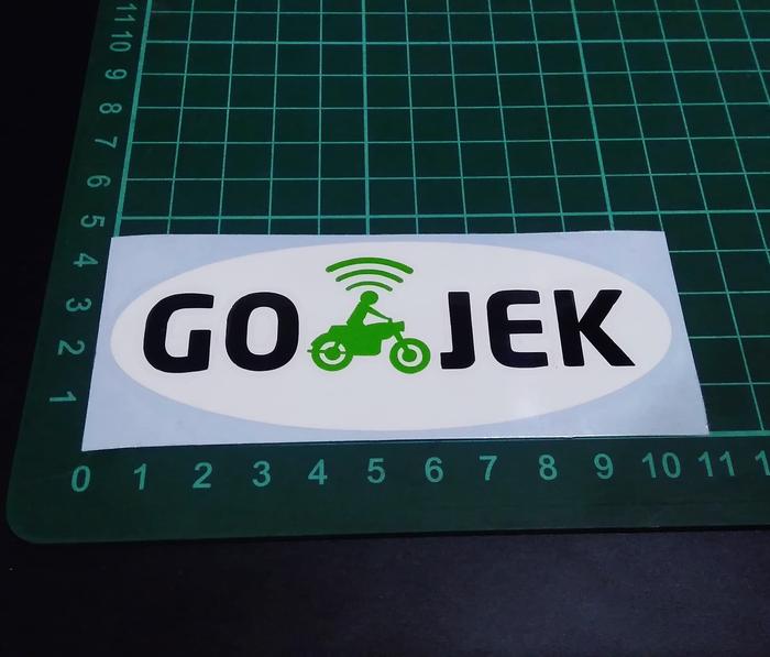 Promo Cutting Sticker Logo Helm Gojek 10x4cm - Kota Tangerang Selatan ...