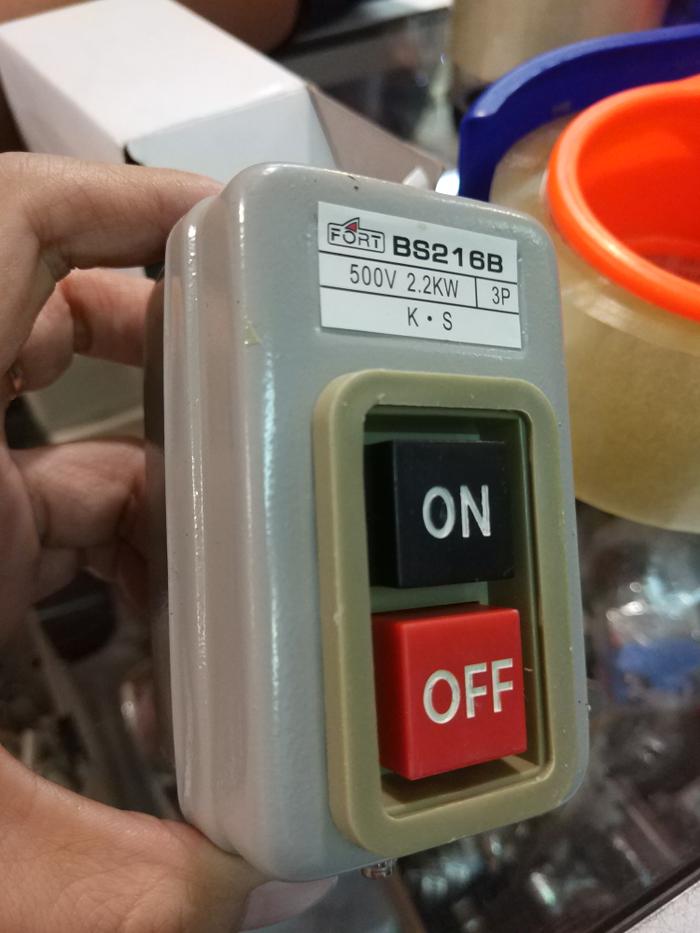 Jual Power PUSH BUTTON BS216b ON OFF 15A/2.2kW - Jakarta Pusat - BursaListrik | Tokopedia
