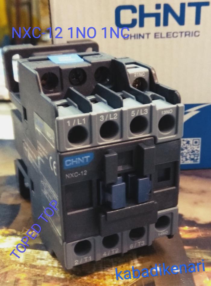 Jual CHINT NXC-12 25A 5.5KW 3P 1NO1NC KONTAKTOR / CONTAKTOR BUKAN ...