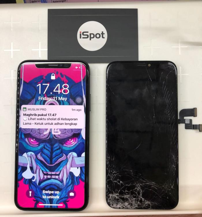 Jual Lcd iPhone X Original 100% Oled Screen berikut pemasangan ...