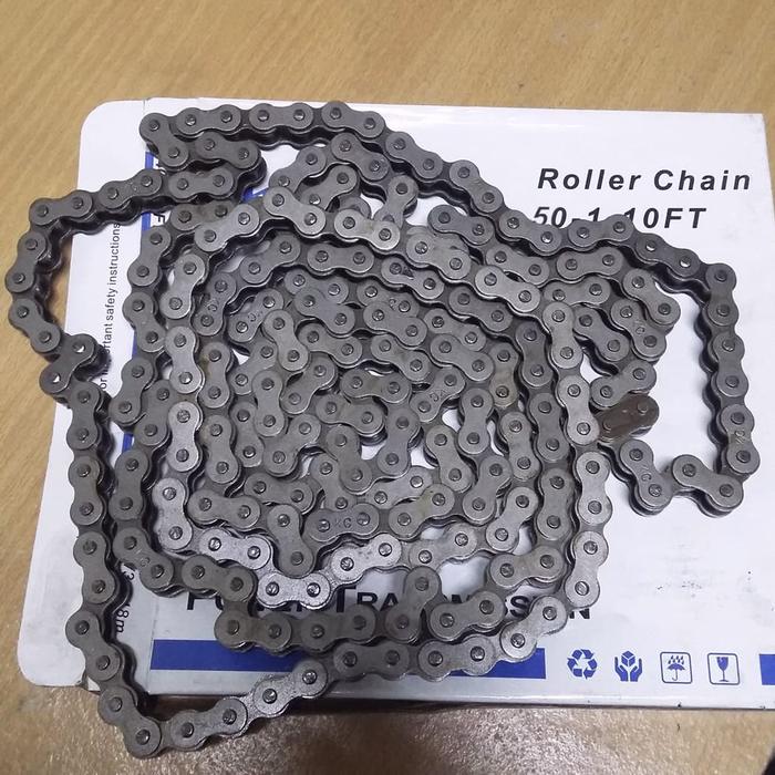 Jual Roller Chain RS 50 Single RS50 RS-50 RS50-1 RS 50x1R Rantai ...