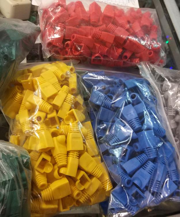Jual Karet Konektor RJ45 PLUG BOOT Pelindung atau cover RJ 45 ecer per ...