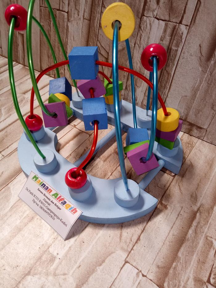 Jual Mainan Edukasi Anak- Motorik Kawat 4 Alur Warna Warni Di Seller ...