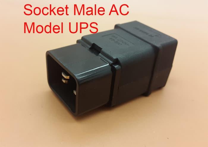 Jual Socket Male AC model UPS ( cocok untuk watt besar ) Soket C19 ...