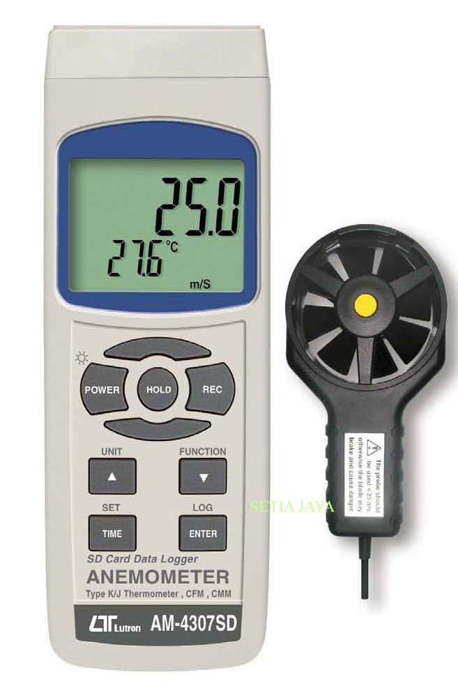 Jual Lutron AM-4307SD Anemometer Air flow CMM/CFM - Jakarta Barat - Setia Jaya GM | Tokopedia