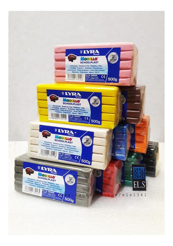 Jual Lyra Modelling Clay 500 Gram ( Modello Plasticine ) - Biru ...