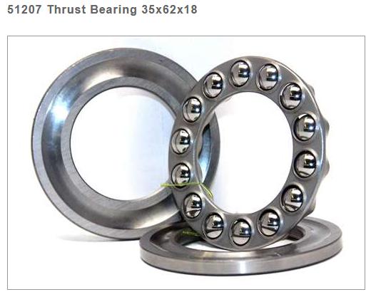 Jual 51207 Thrust Ball Bearing ID 35mm x OD 62mm x B 18mm Nachi Japan ...