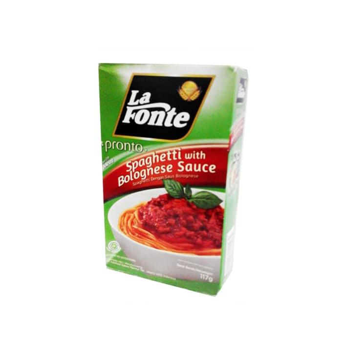 Harga La Fonte Spaghetti Instant Bolognese Sauce 117 gr hari ini Sabtu ...